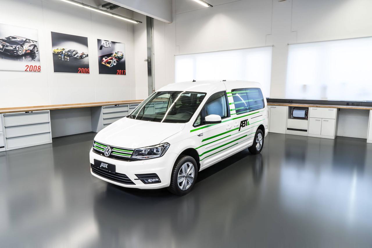 Hanovre 2018 : Volkswagen eCaddy & eTransporter par ABT - Le Blog Auto