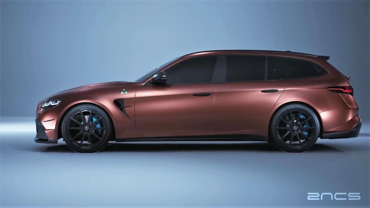 Une Alfa Romeo Giulia Break QV imaginée en 3D - Le Blog Auto