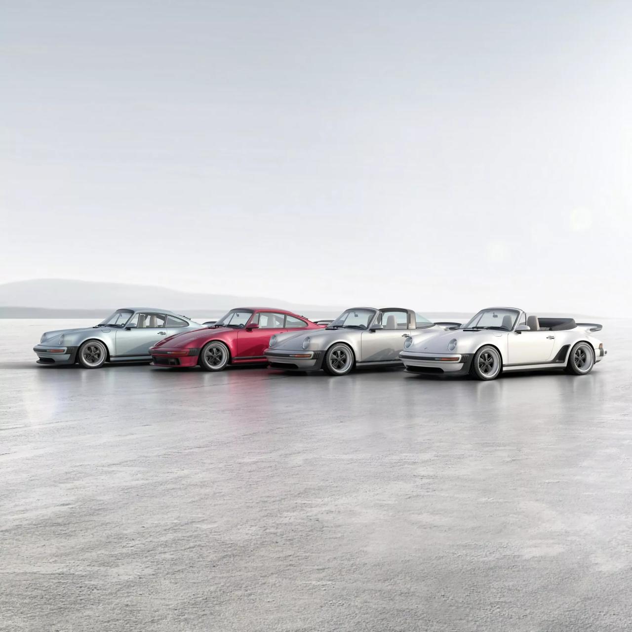 Singer : 4 Porsche 911 spéciales pour le cinquantenaire de la Turbo ...